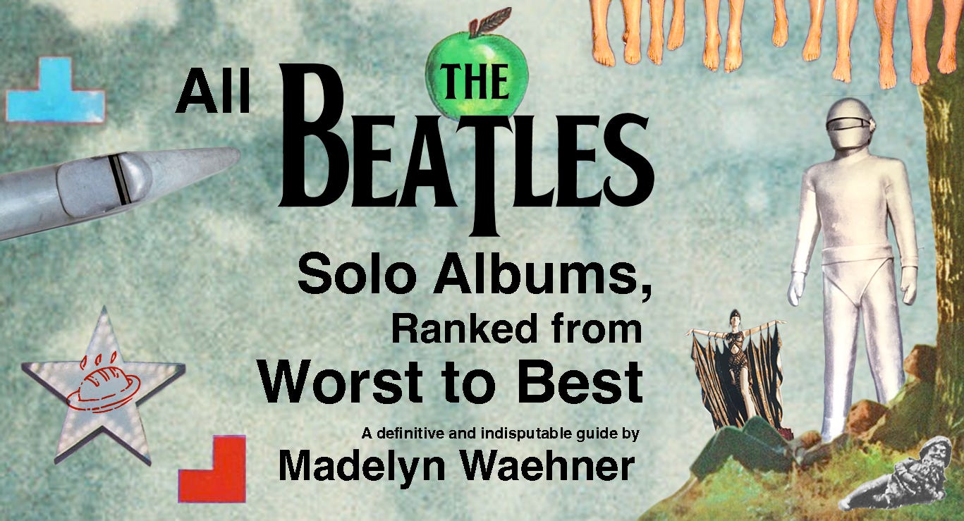 All the Beatles’ Solo Albums, Ranked from Worst to Best