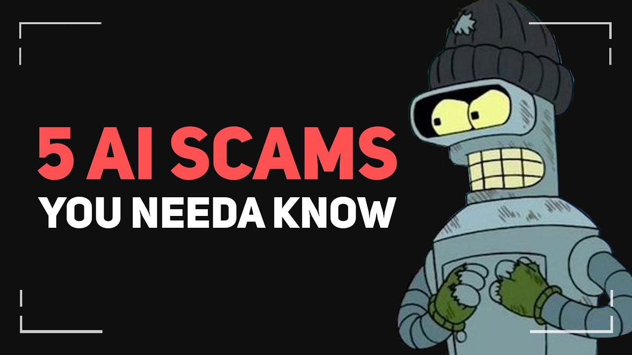 3 AI scams (plus one extra creepy AI app) you should be aware of