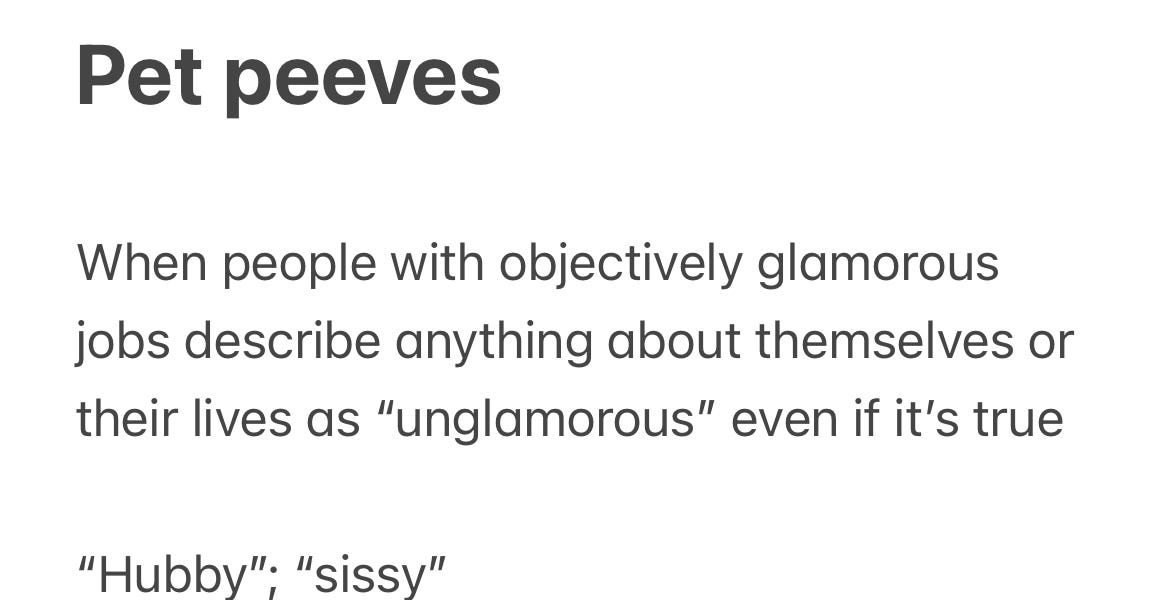 (#68): keeping a pet peeves list - by Keelan Higgins
