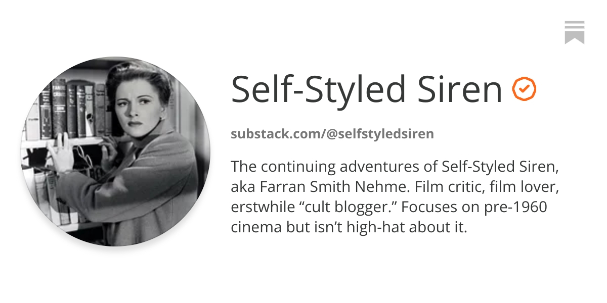 Self-Styled Siren | Substack