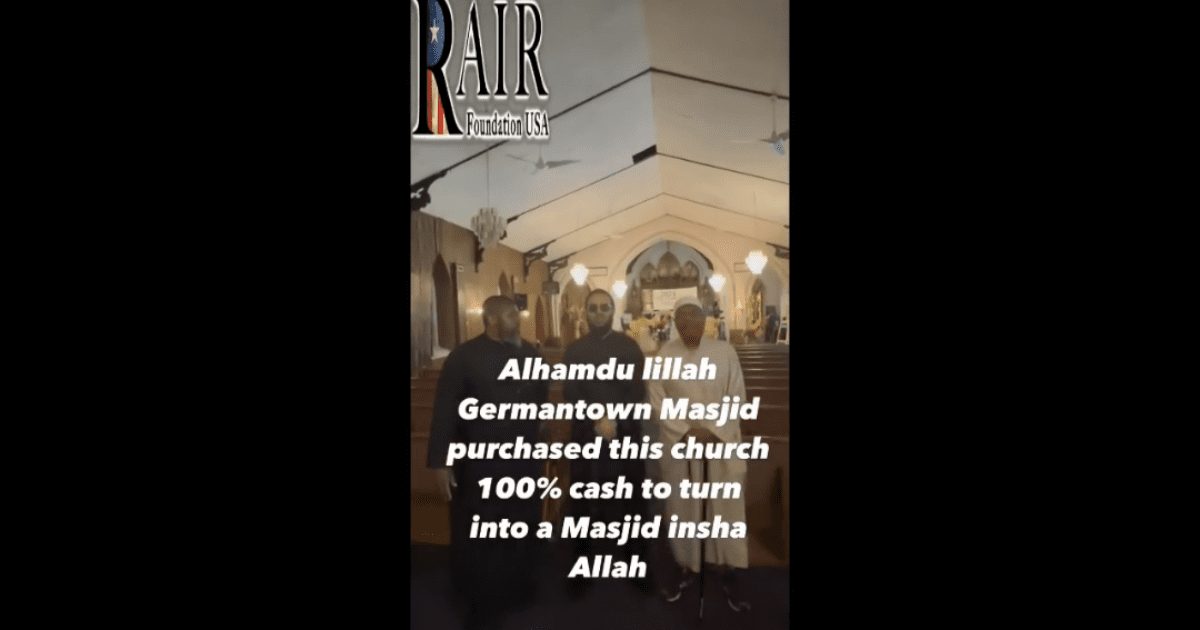 Islamic Group Converts Philadelphia Church into Mosque, Films Cross ...