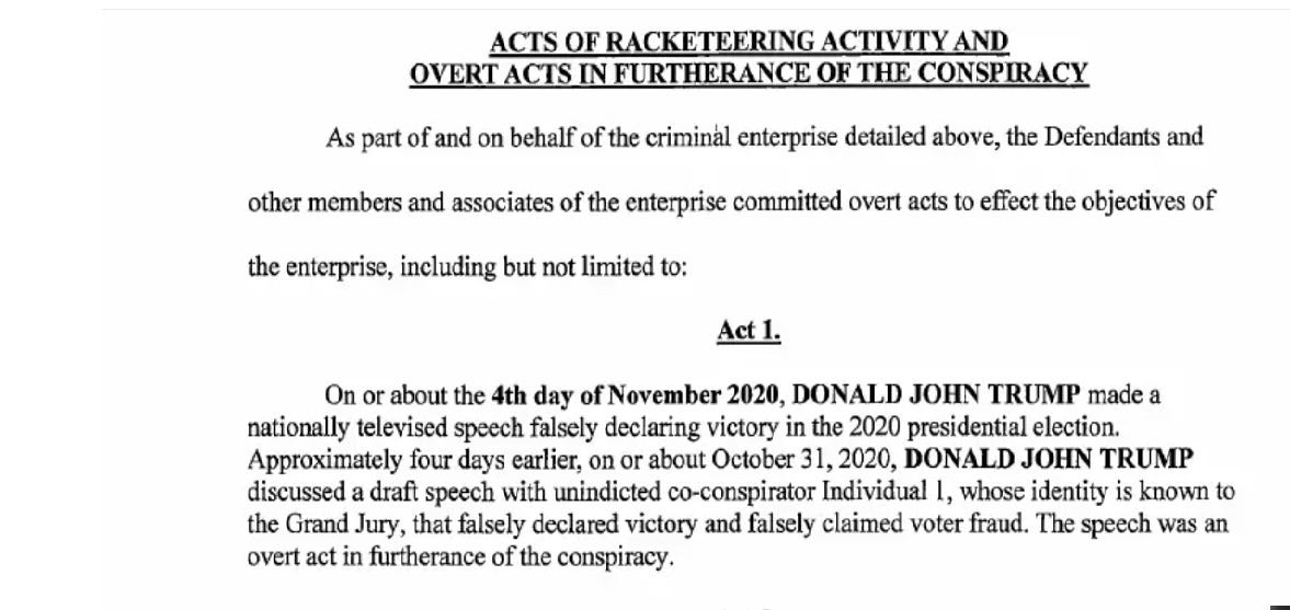 Overt Acts and Predicate Acts, Explained - by Ken White