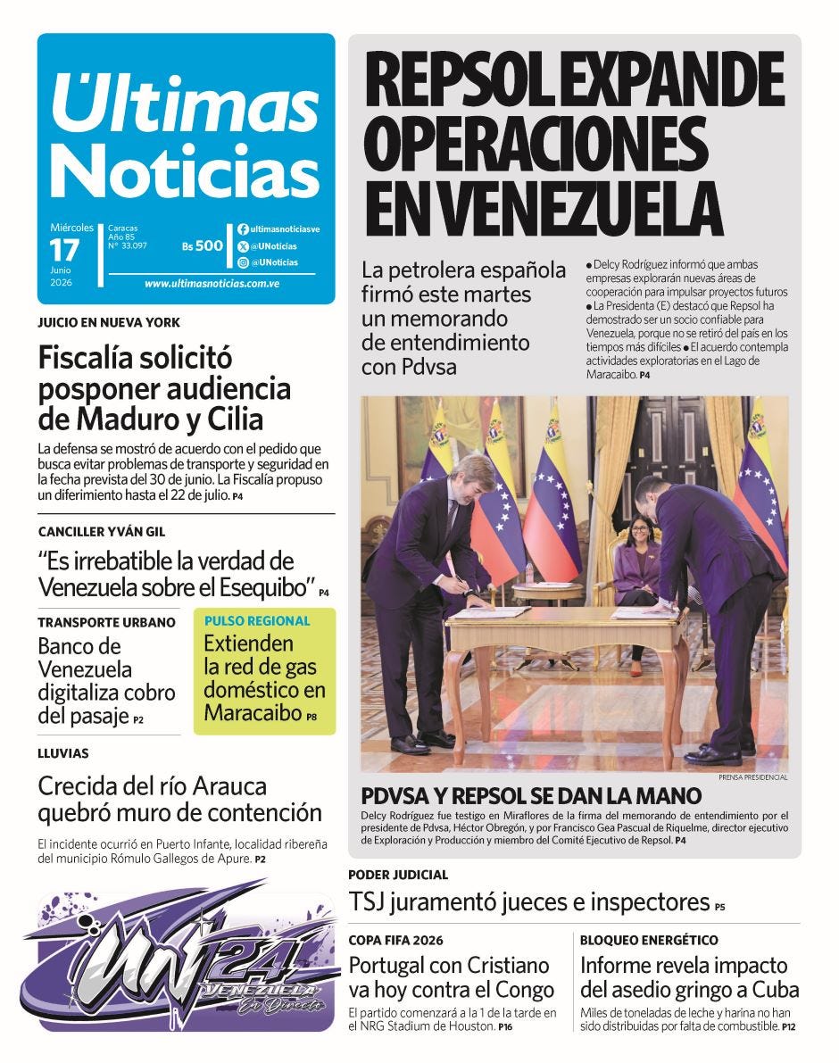 Repsol expande operaciones en Venezuela - Últimas Noticias