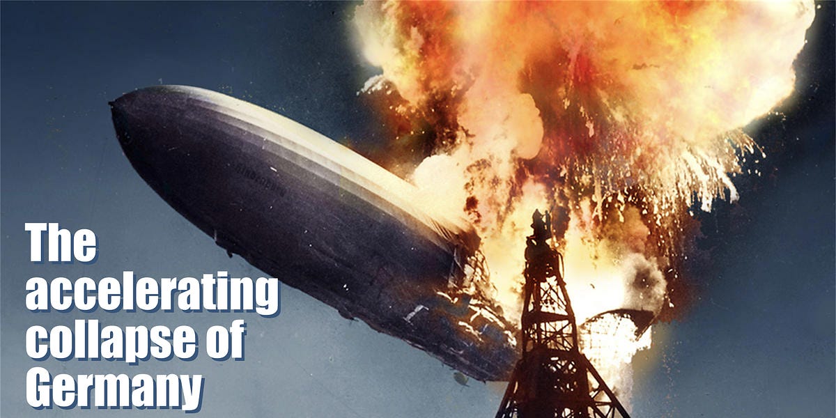 The accelerating collapse of Germany - by Alex Krainer