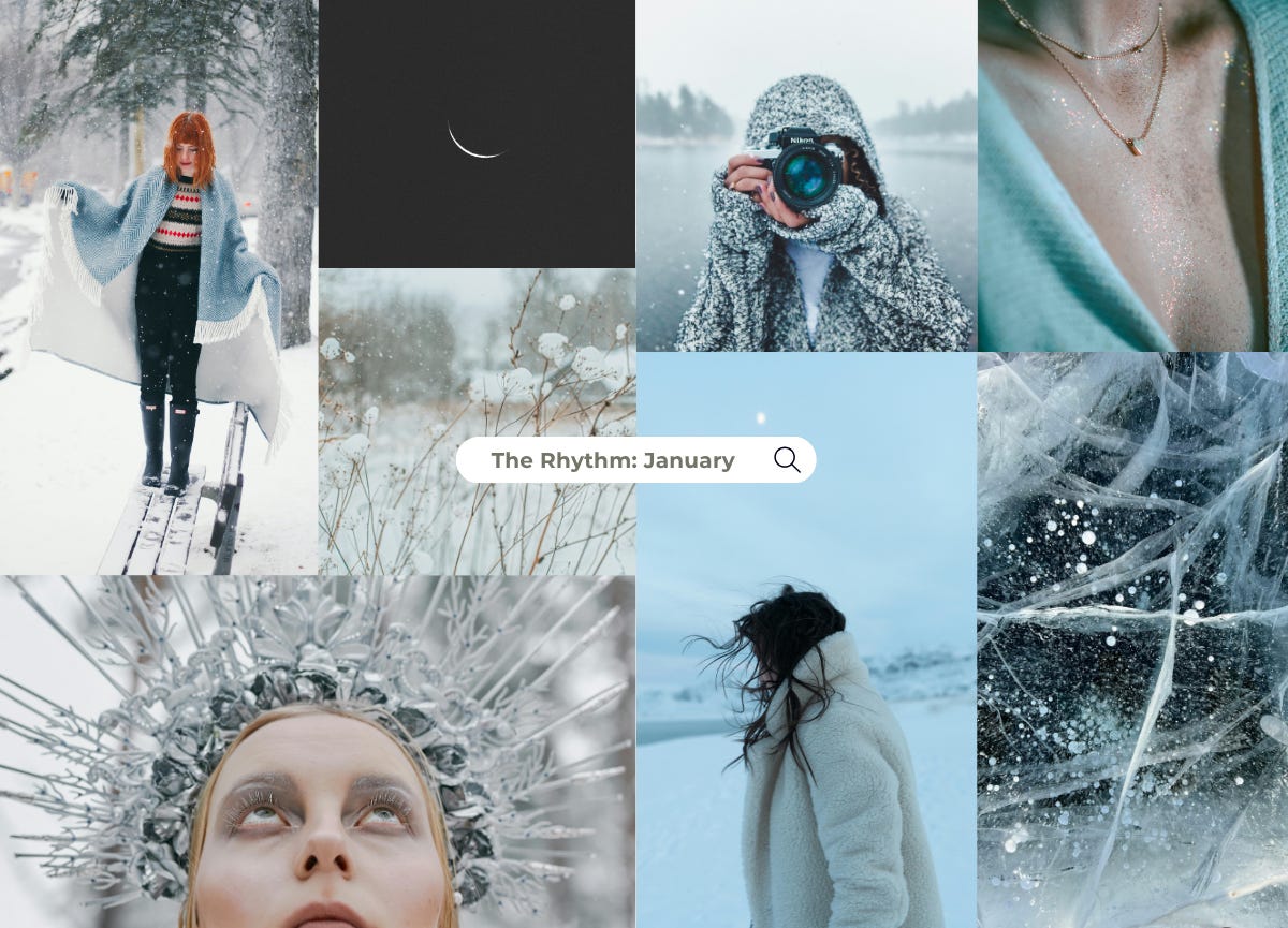 The rhythm guide: january edition - by Vanessa Isabell