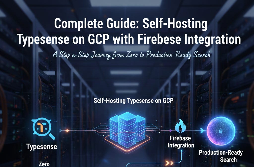 Complete Guide: Self-Hosting Typesense on GCP with Firebase Integration