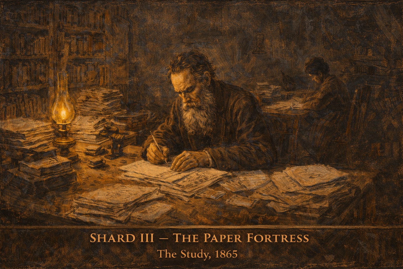 Tolstoy Shard III — The Paper Fortress - by Steven Moriarty