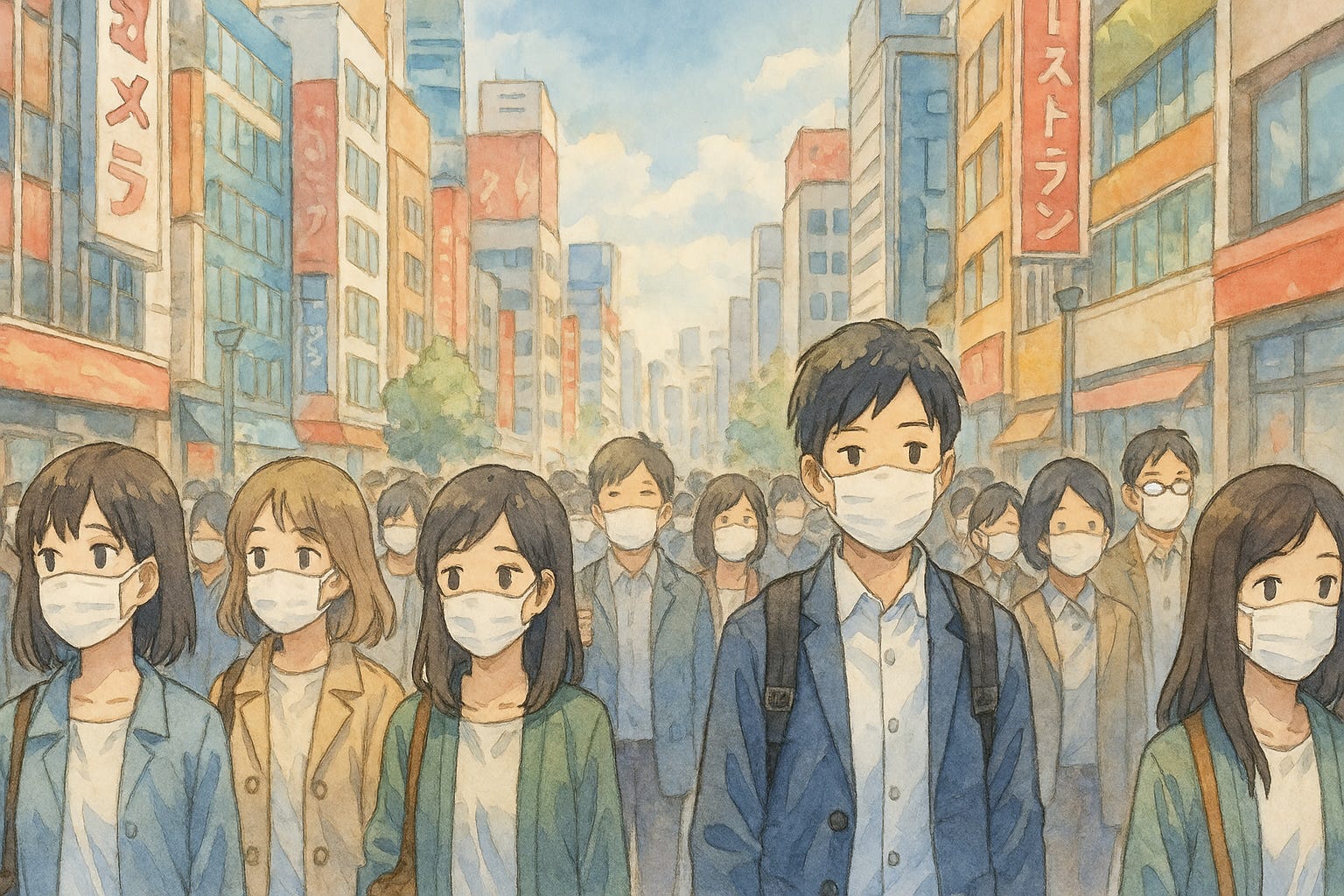 Why Japanese People Still Wear Masks Even After COVID