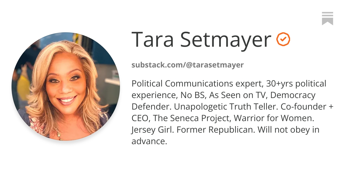 Tara Setmayer | Substack