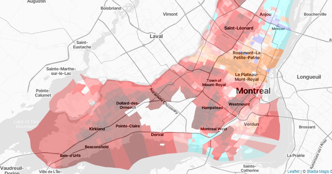 Canadian Election Maps - Eberhard Englebrecht