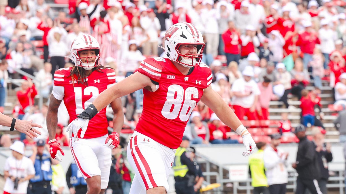 Wisconsin Badgers tight end Lance Mason entering 2026 NFL draft