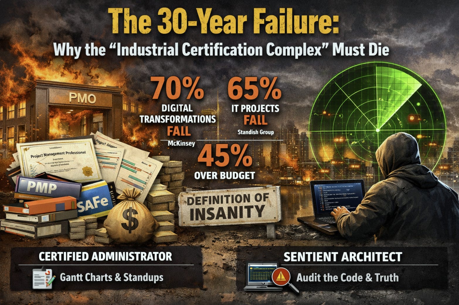 The 30-Year Failure: Why the “Industrial Certification Complex” Must Die