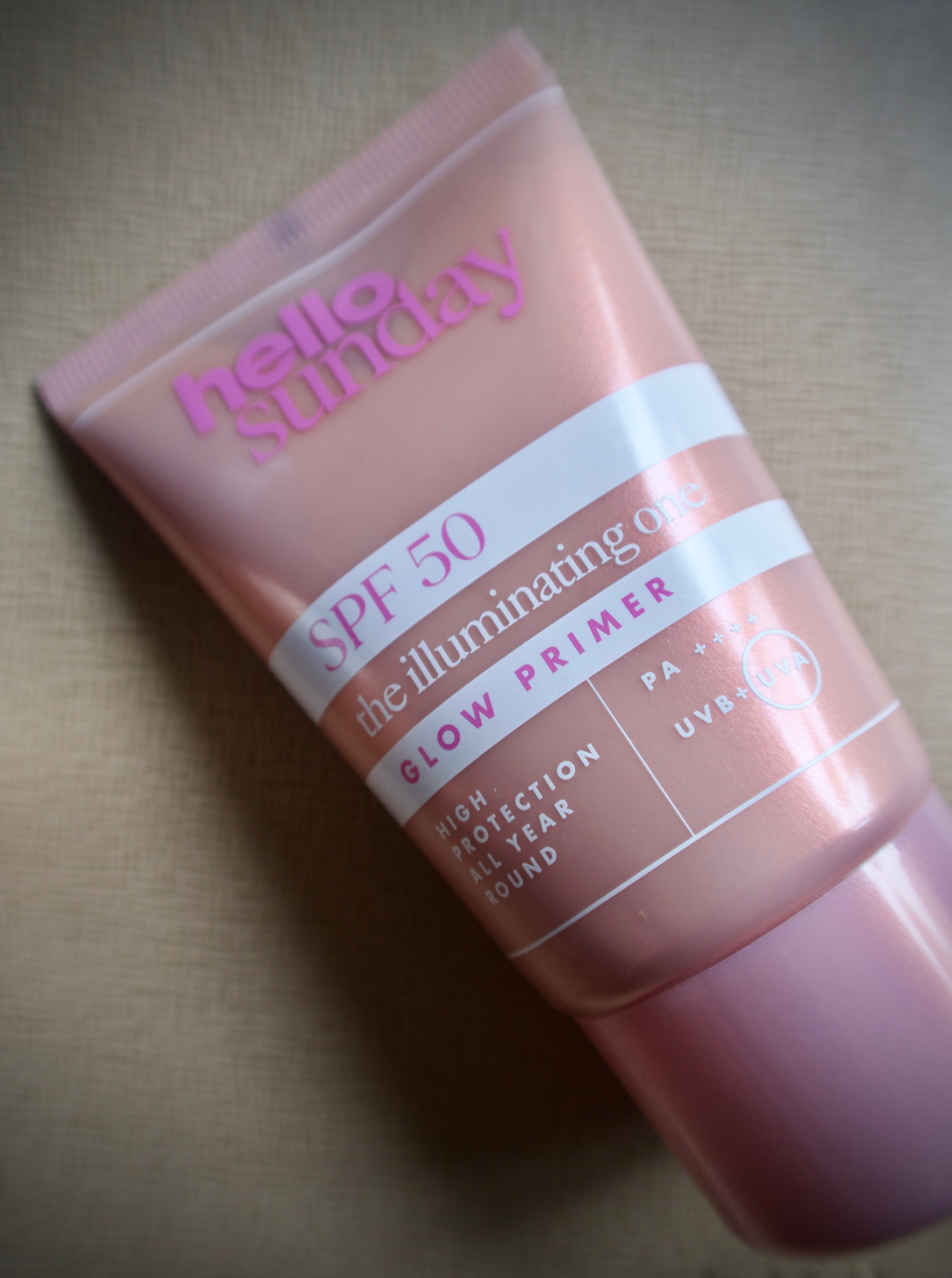 Hello Sunday SPF 50 Illuminating One Glow Primer Review