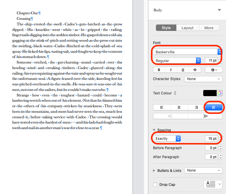 How to create a paperback with Apple Pages