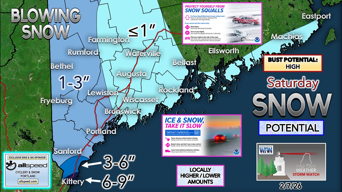 Tricky inverted trough to bring some snow on Saturday