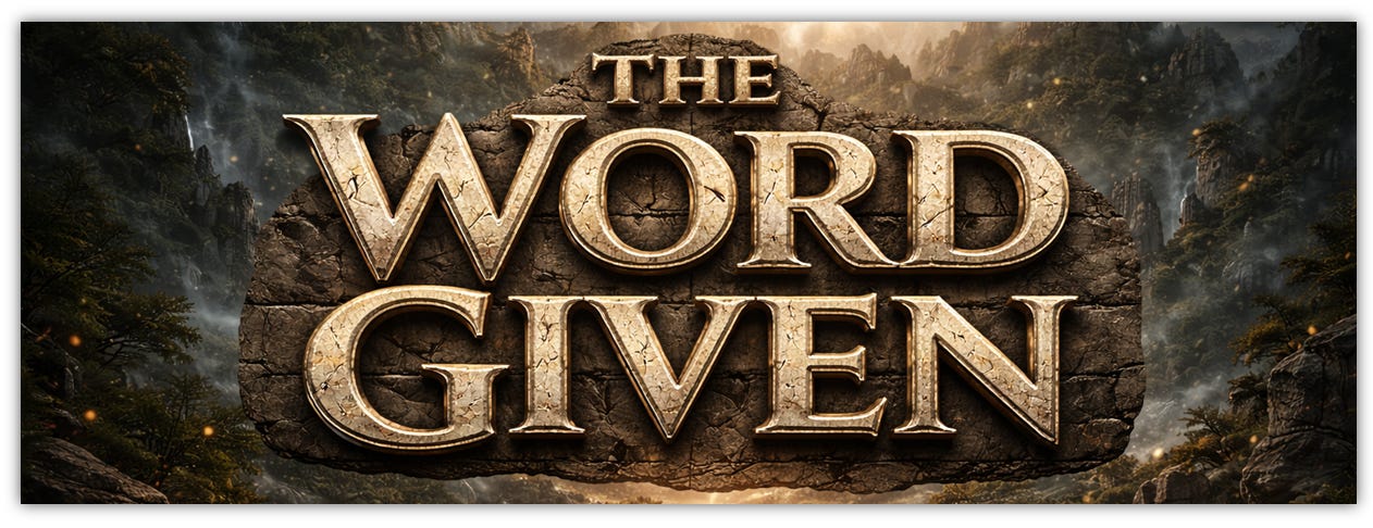 The Word Given - by Matt Davenport - Bible Study Life