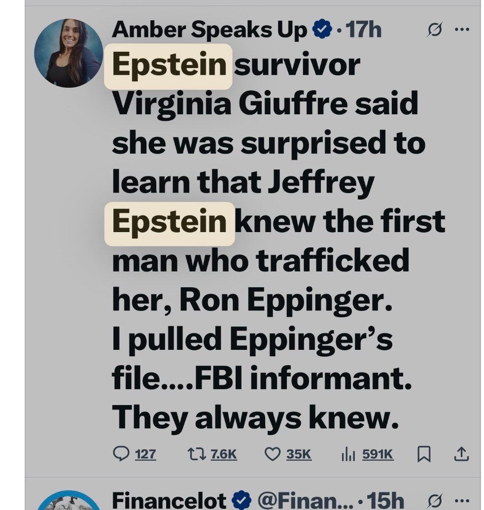 Ron Eppinger & Jeffrey Epstein A Perfect 10