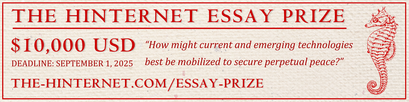 The Hinternet Essay Prize - by David - The Hinternet