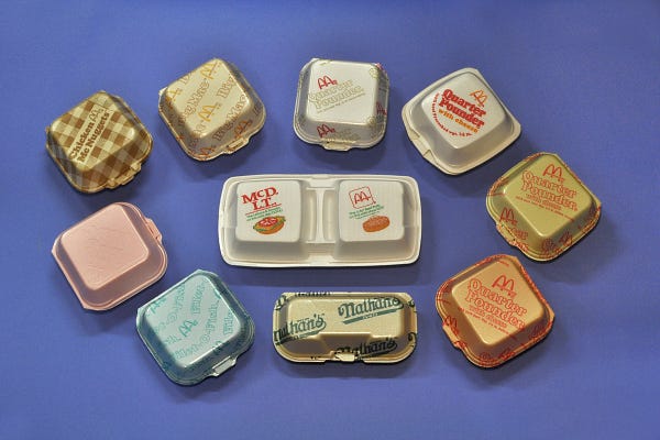 So long, styrofoam - Understandably