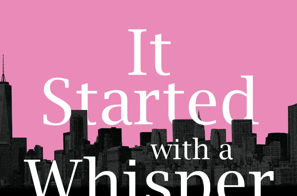 Pre-Order Rob Shuter’s Debut Novel ‘IT STARTED WITH A WHISPER’