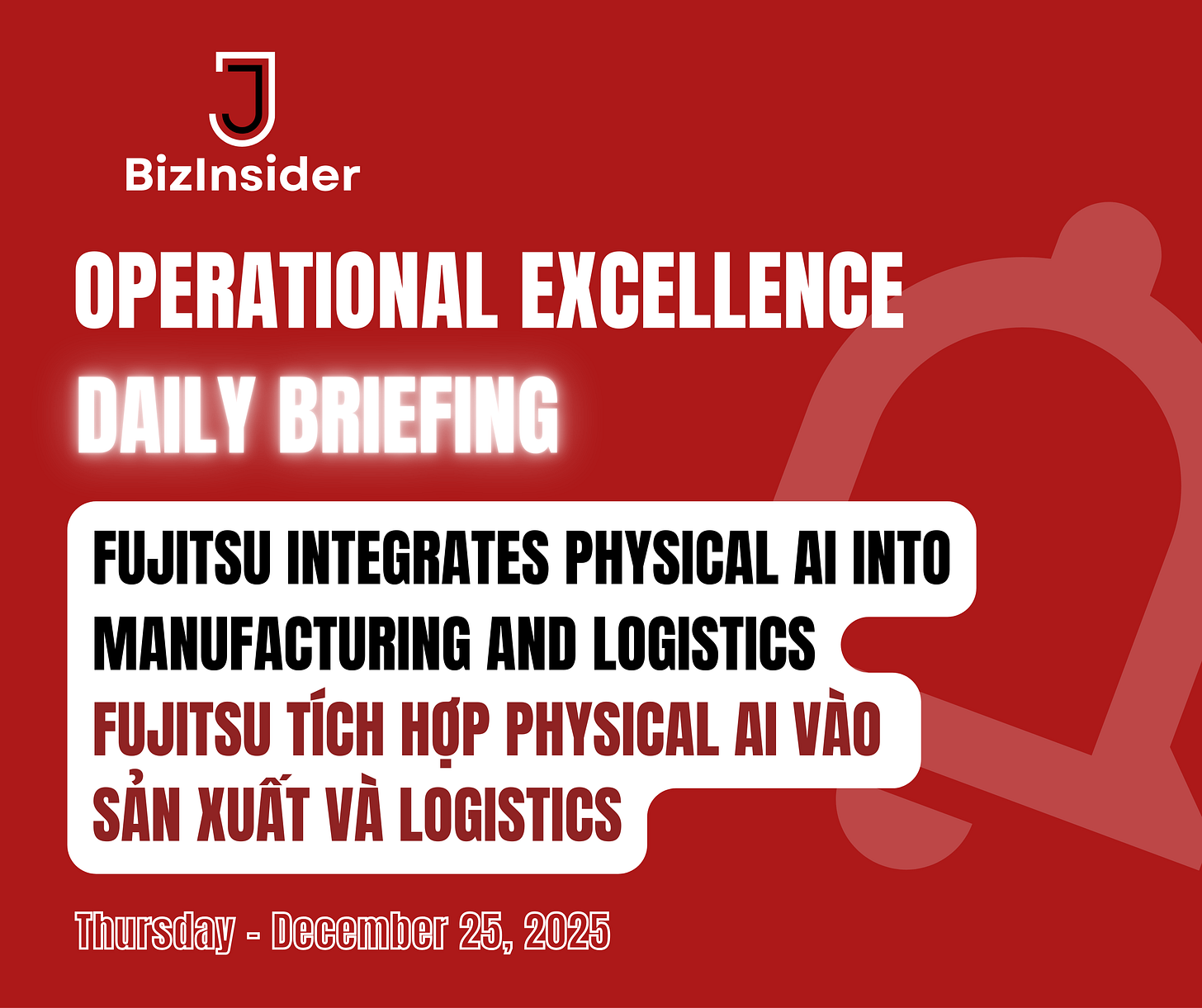 Operational Excellence (OPEX) Daily Briefing – Thursday, December 25 ...