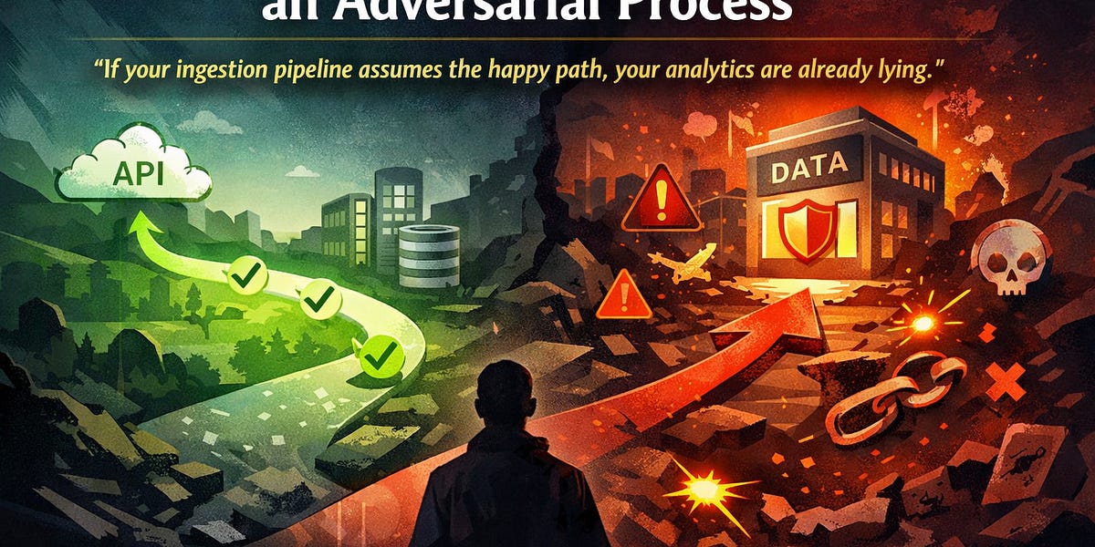 Why I Treat Data Ingestion as an Adversarial Process