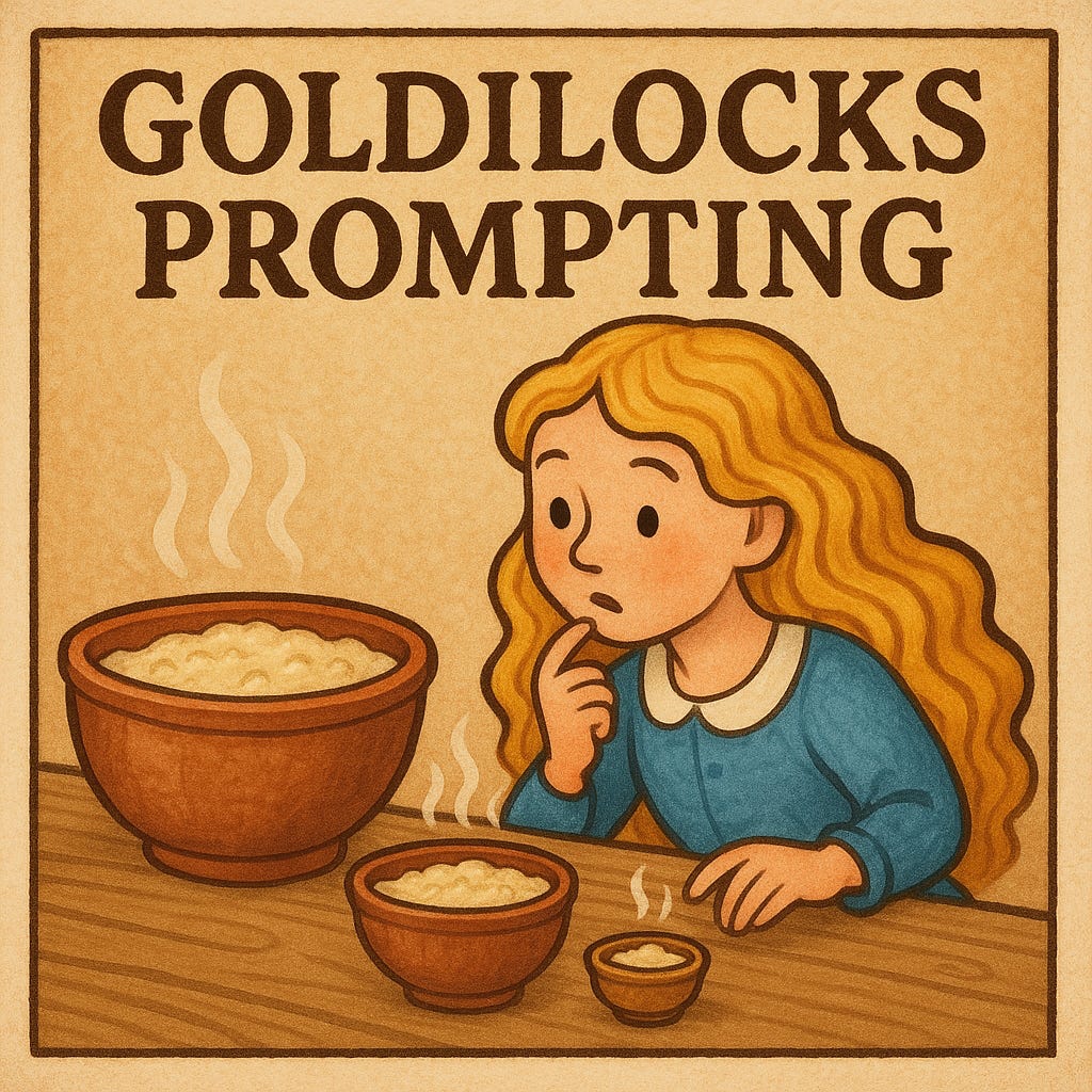 10x Your Prompt Power With a 100 Word Prompt: How to Build Goldilocks ...