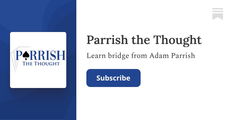 Parrish the Thought | Adam Parrish | Substack