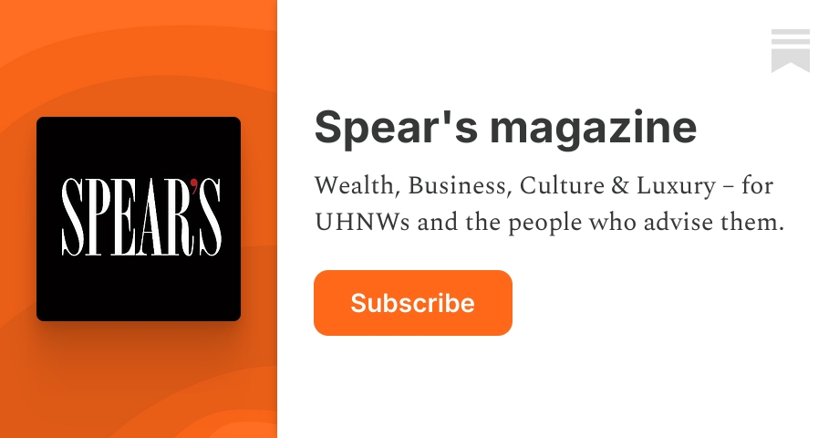 Spear's magazine | Substack
