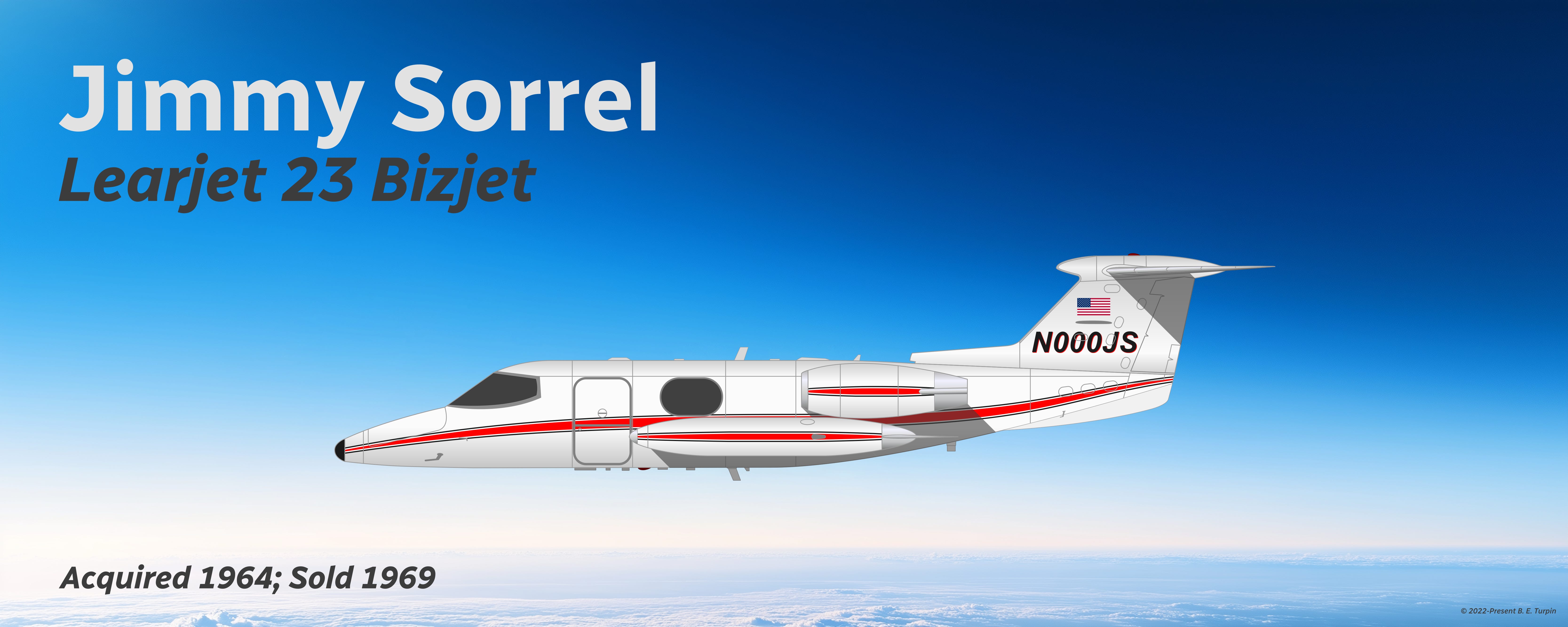 Aircraft / Learjet 23 Series - by B.E. Turpin - JStream
