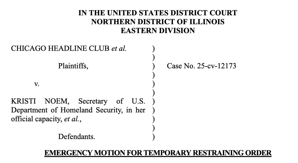 Pair of lawsuits challenging Trump's targeting of Chicago get first ...