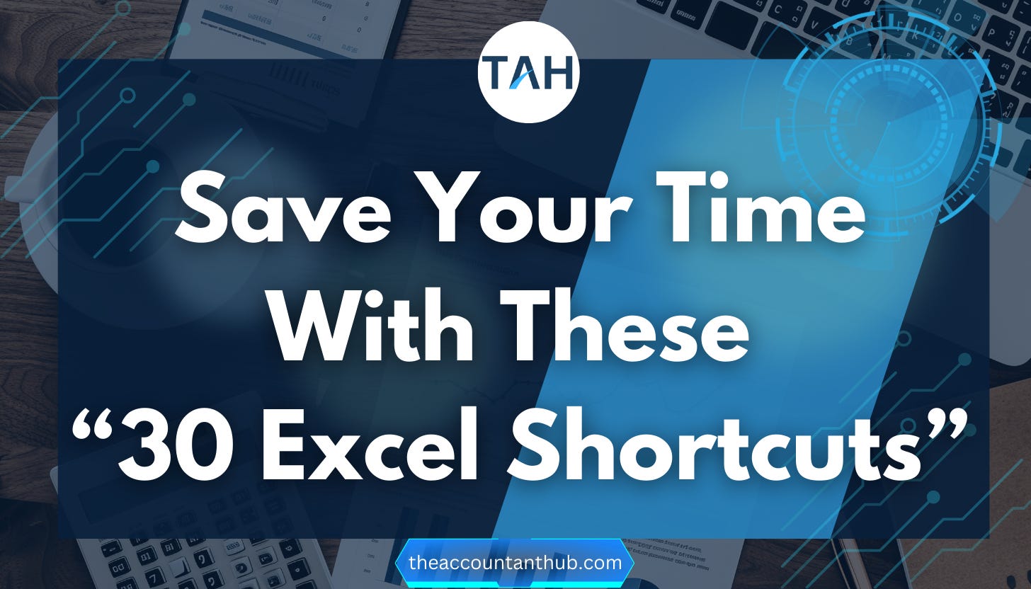 Save Your Time With These 30 Excel Shortcuts - Divyesh Dave