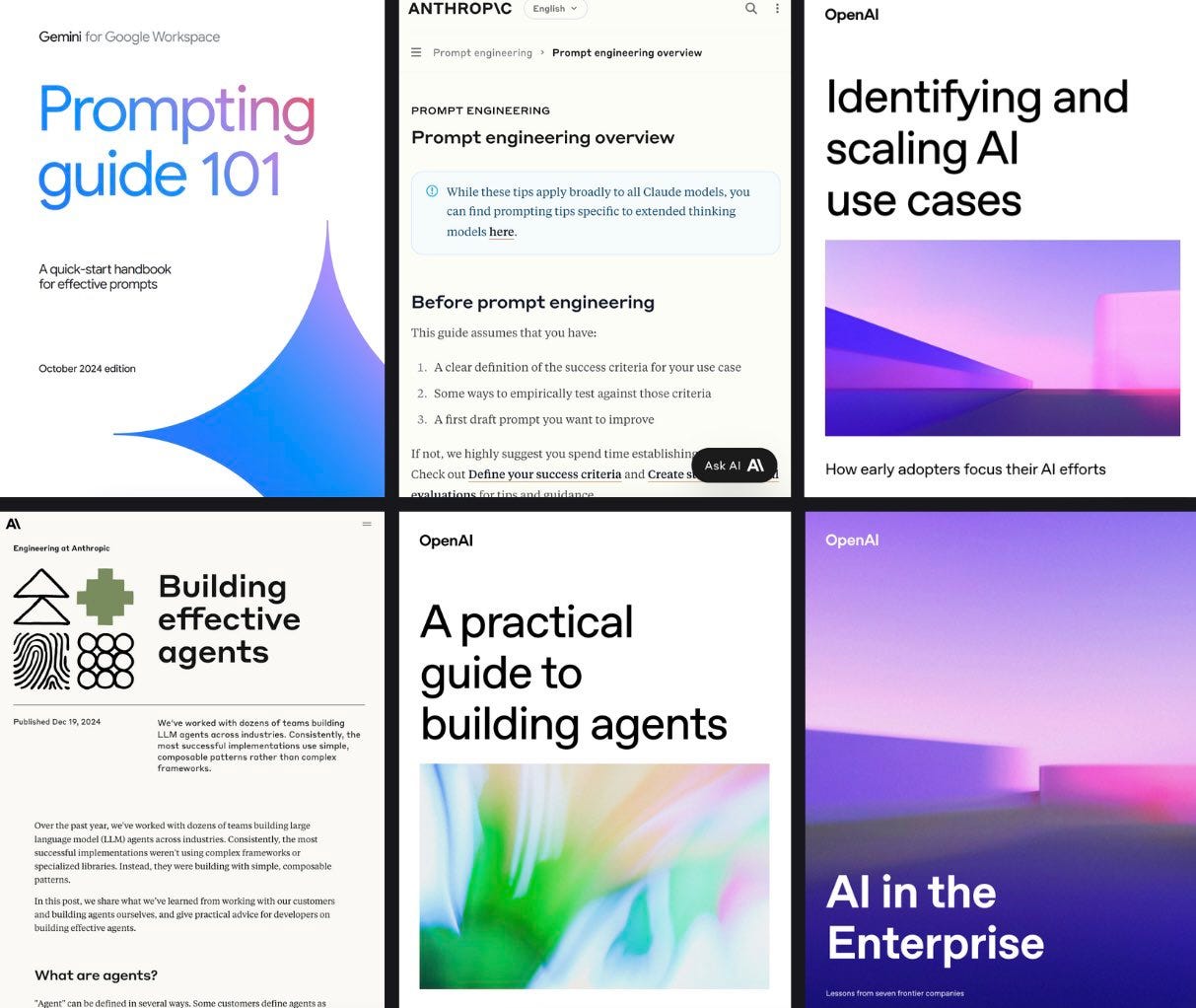 AlphaSignal AI (@alphasignalai): "So much free value by OpenAI, Anthropic, and Google. These ...