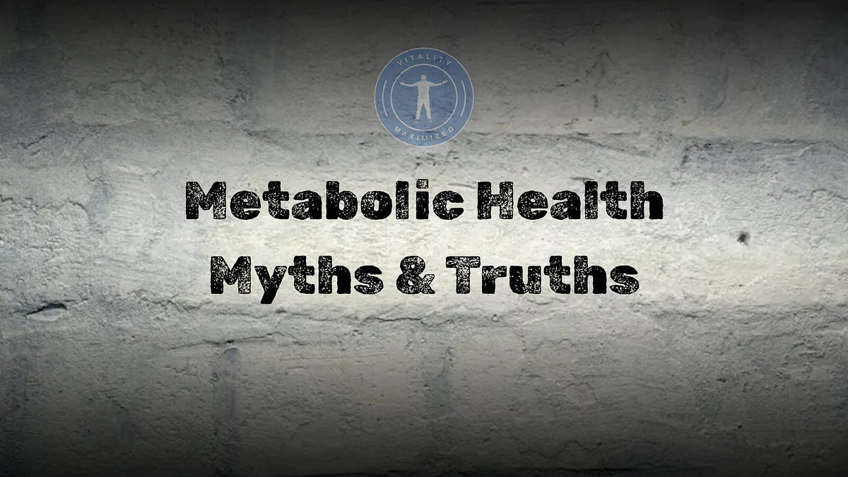 Comments - Metabolic Health Myths & Truths