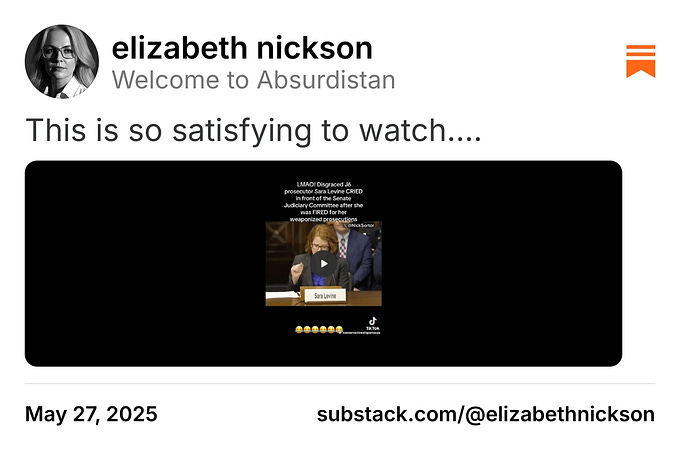 elizabeth nickson on Substack: "This is so satisfying to watch…."