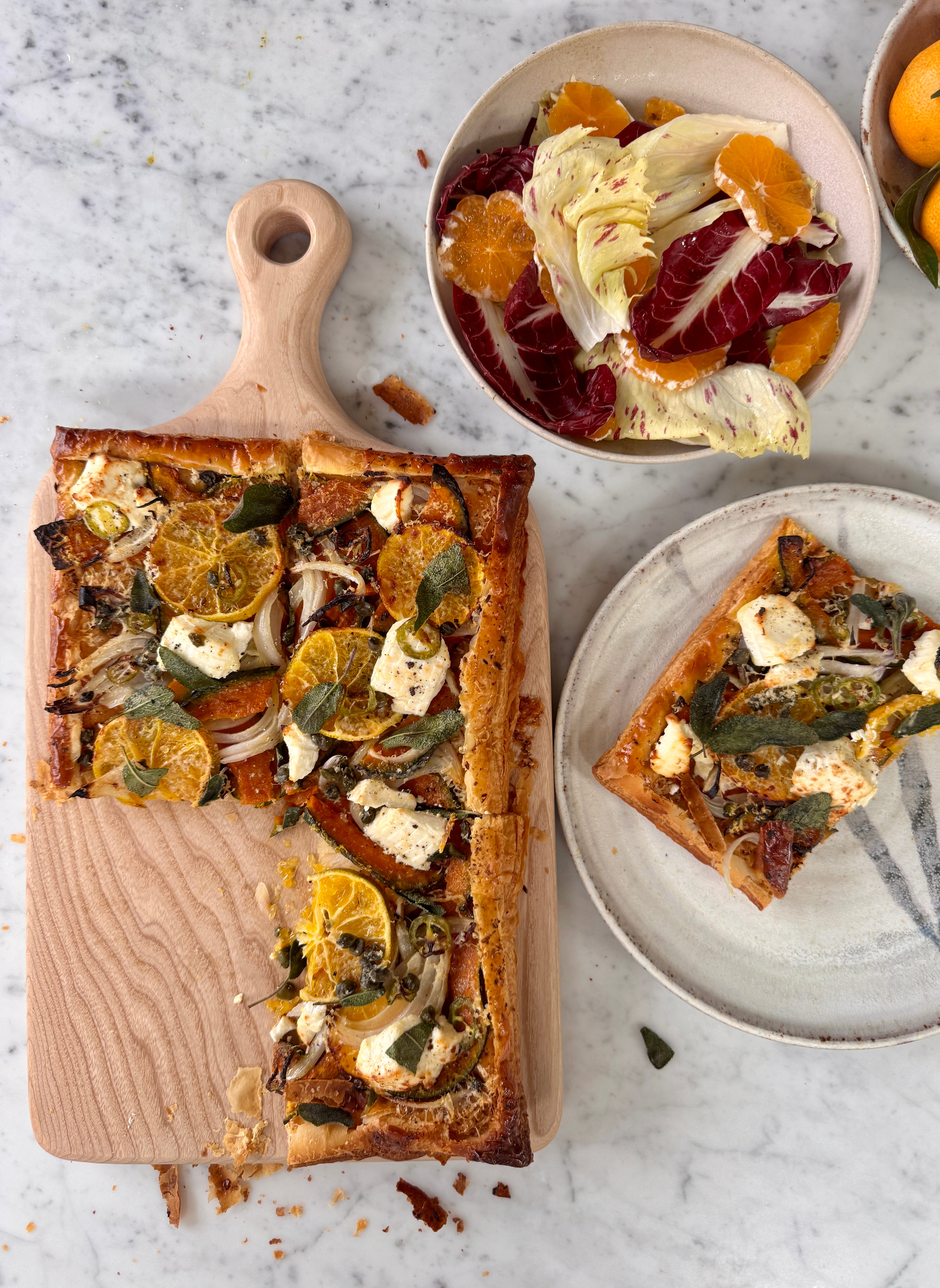 Squash, ricotta and citrus tart - The Anna Jones Newsletter