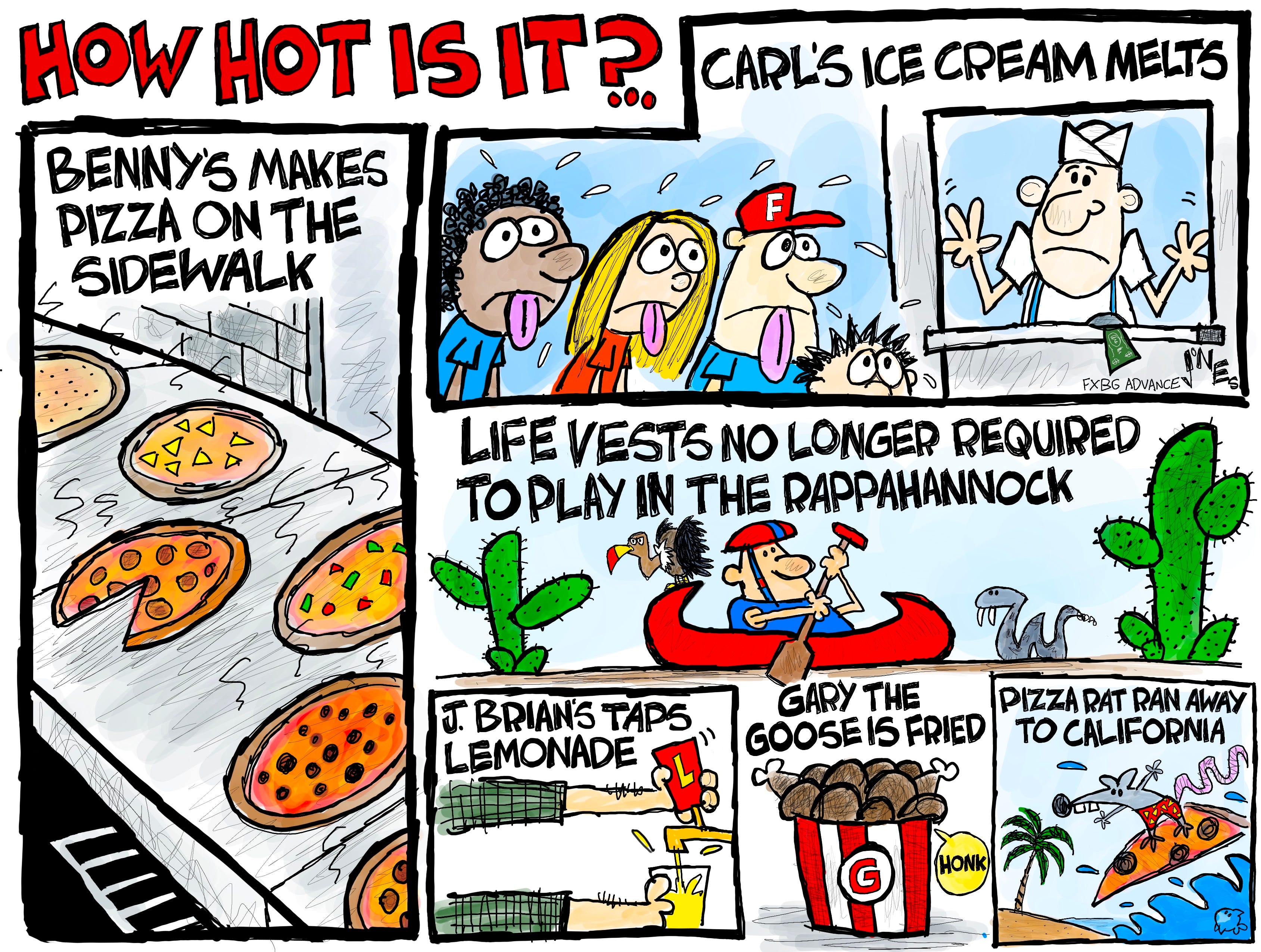 How Hot Is It? - by Clay Jones - Claytoonz