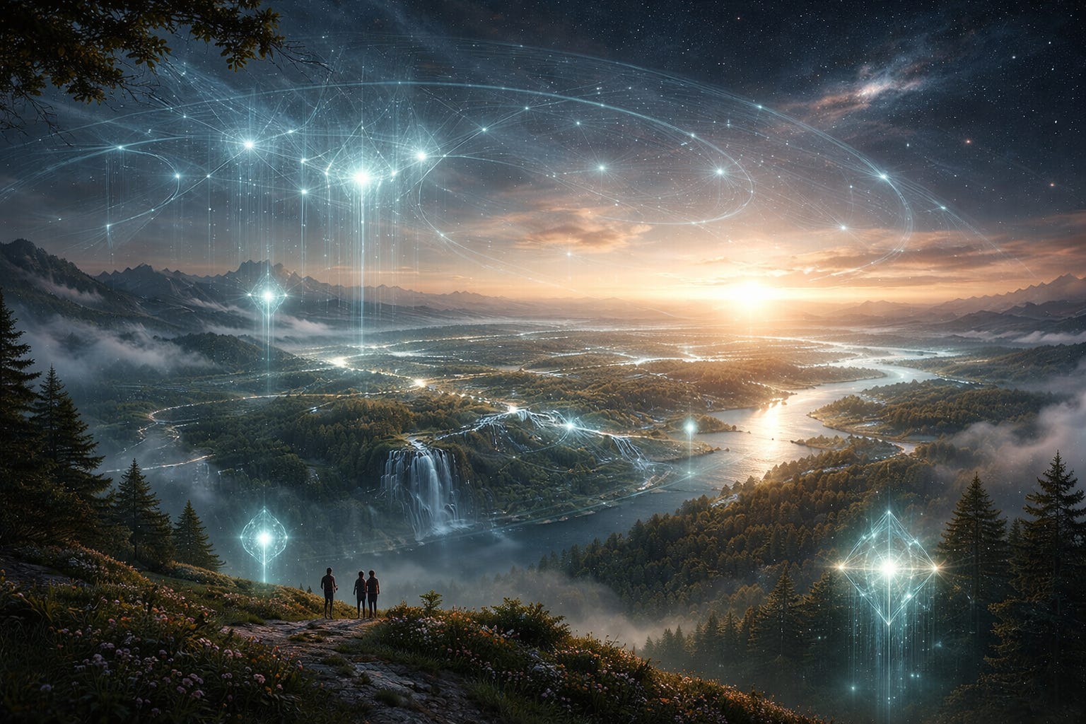 The Novacene Threshold: When the Cosmos Finally Wakes Up
