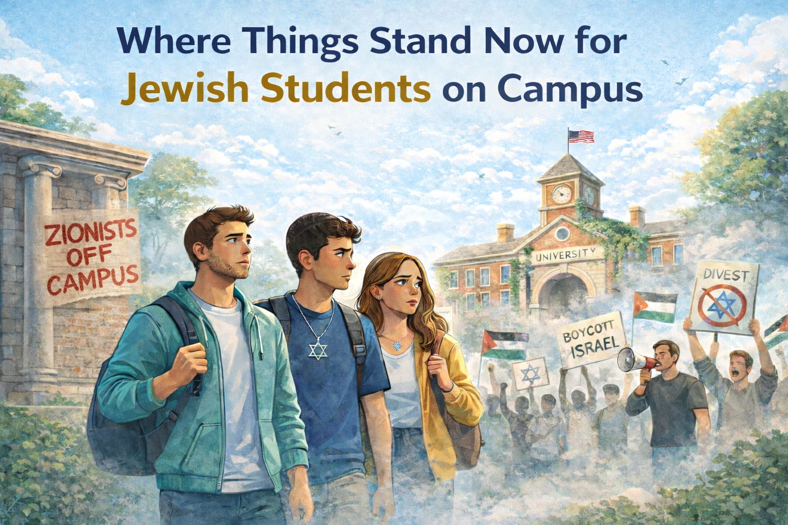 Where Things Stand Now for Jewish Students on Campus