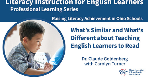 We must end the reading wars.... now | Claude Goldenberg | Substack