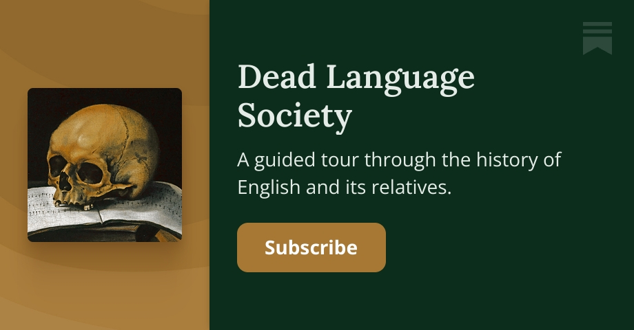 Dead Language Society | Colin Gorrie | Substack