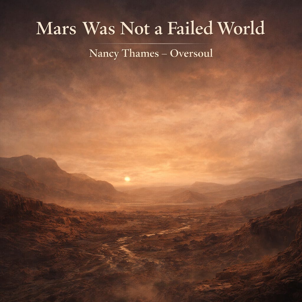 Mars Was Not a Failed World - Nancy Thames