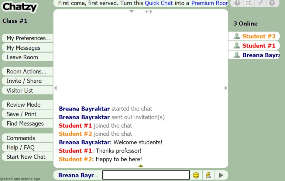 chat room visitor