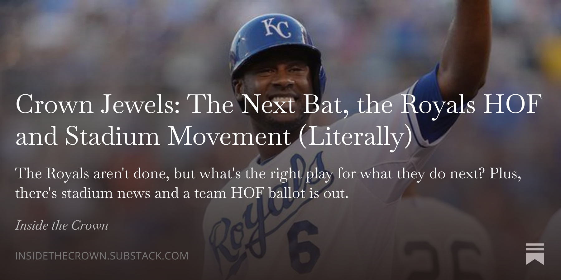 Crown Jewels: The Next Bat, the Royals HOF and Stadium News