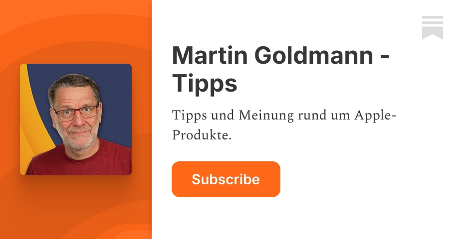 Martin Goldmann - Tipps | Substack