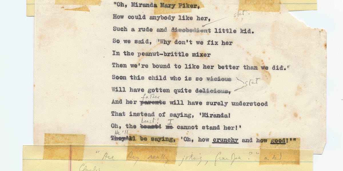 Re-Noted: Roald Dahl's Diaries & Idea Books