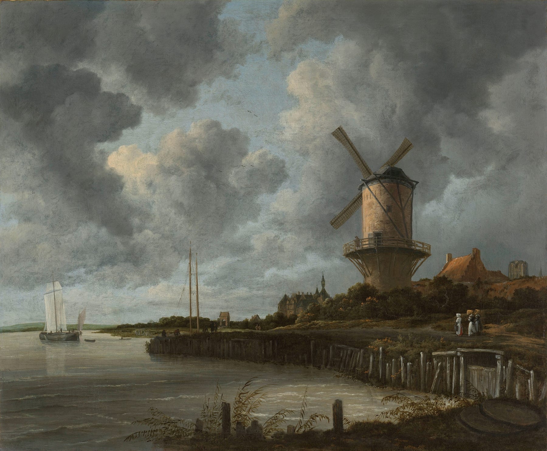 Windmill at Wijk bij Duurstede (c. 1670)