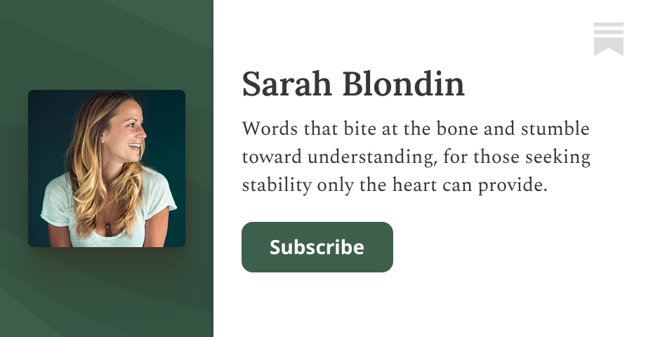 Sarah Blondin | Substack