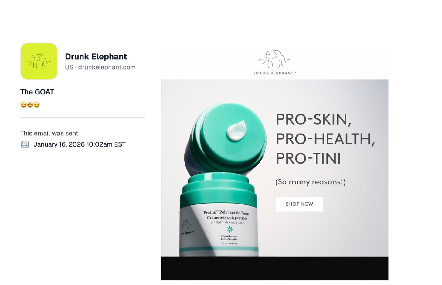 Drunk Elephant's Rebrand 🐘 The Competitive Intelligence DE Hoped You'd Miss