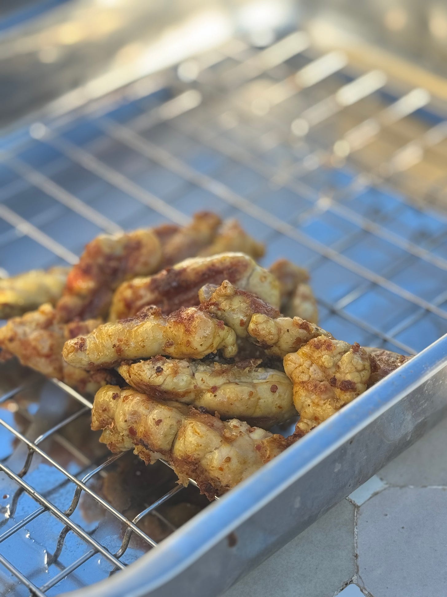grilled calf sweetbreads